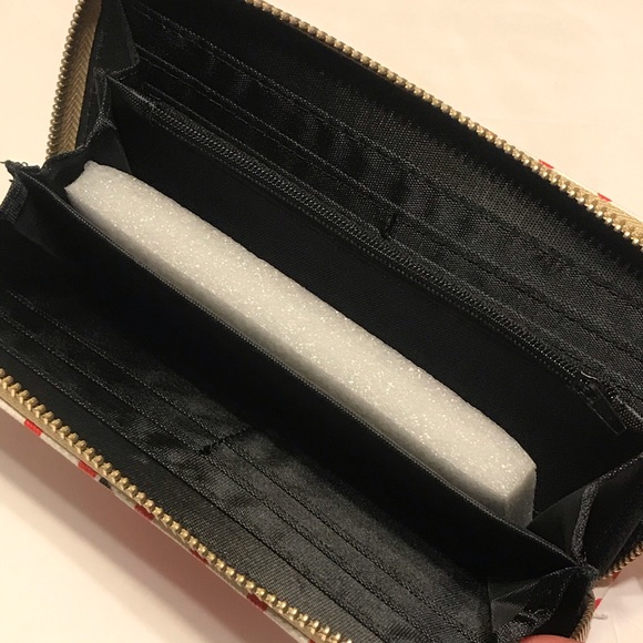 Bags | New Red White Polka Dots Wallet With Lips | Poshmark